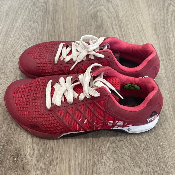 Reebok | Shoes | Red Reebok Crossfit Sneakers | Poshmark
